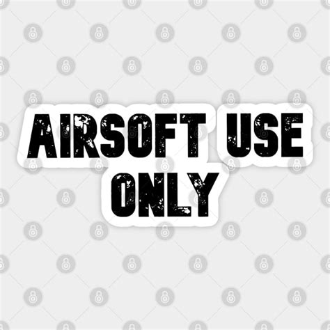 Airsoft Use Only Tacticool Sticker Teepublic