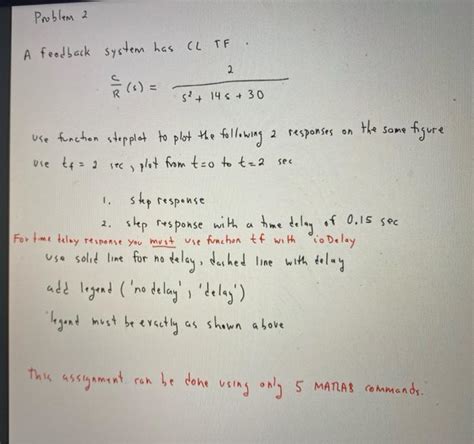 Solved All Calculations Must Be Done Using Only Matlab