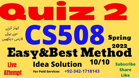Cs Quiz Solution Spring Cs Quiz Cs Quiz Live