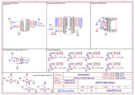 Review Request A Midi Board Using A Esp32 Rprintedcircuitboard