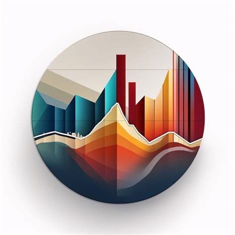 Premium Photo Business Graph In Circle Shape Vector Illustration Eps