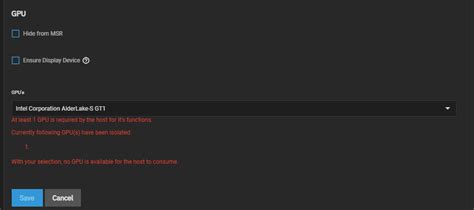 Alder Lake Gpu Support In Scale Truenas Community