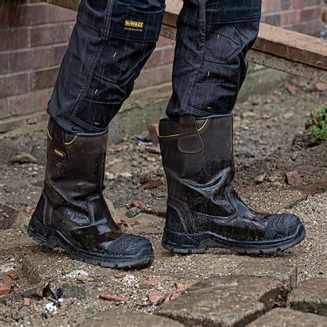 Dewalt Millington Mens Waterproof Composite Toe Rigger Work Boot Dewalt Workwear Uk
