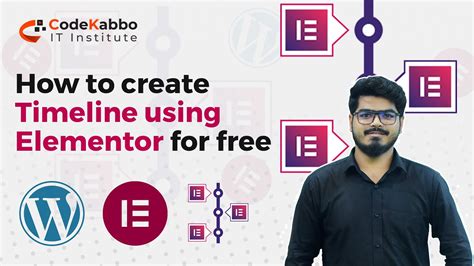 How To Create Timeline Using Elementor For Free By Codekabbo Youtube