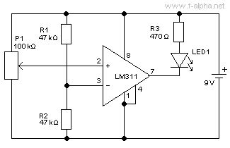 F Alpha Net Experiment 4 Inverting Comparator