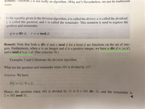 Modular Arithmetic Div And Mod Functions Over Bbb Z Mathematics Stack Exchange