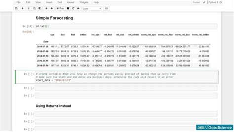 Time Series Forecasting In Python Quick Practical Guide 365 Data Science