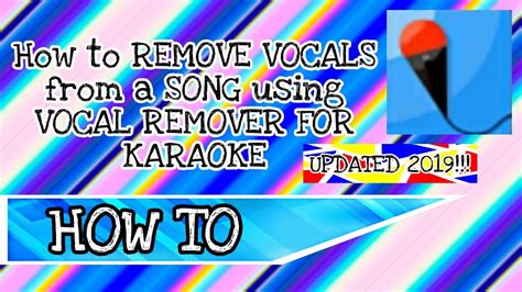 Ht How To Remove Vocals From A Song Using Vocal Remover For Karaoke