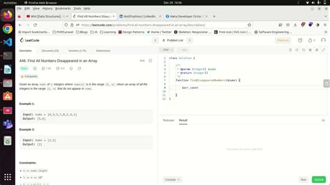 Find All Numbers Disappeared In An Array Using Php In Arabic Youtube