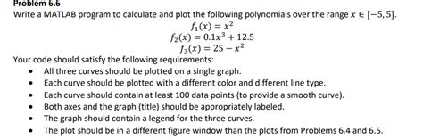 Solved Problem 66 Write A Matlab Program To Calculate And