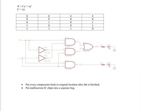 Solved Objective Create And Test A Binary Half Adder Using Chegg