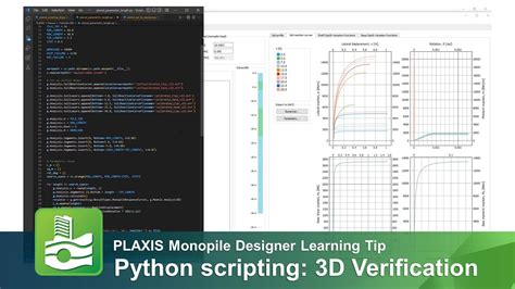 3d Verification Using Python Scripting Api In Plaxis Monopile Designer