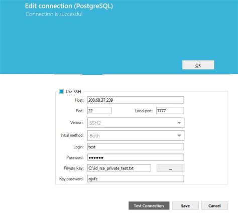 SSH And SSL Support DBConvert