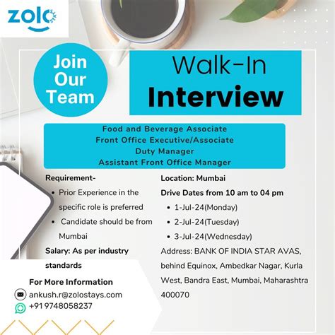 Avnish Kumar On Linkedin Hiring Mumbai Zbliss Hotels Frontoffice