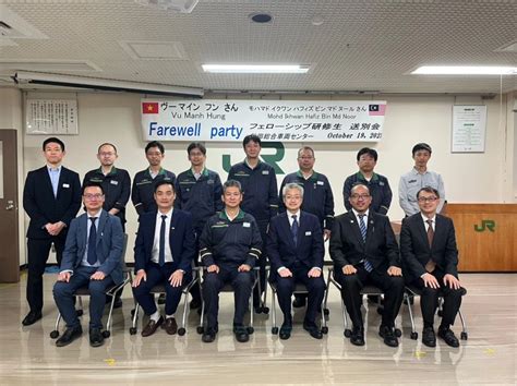 Railwayman Fellowshipprogram Japan Rollingstock Railway