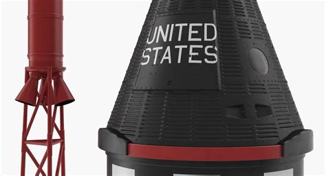 3d Rocket Mercury Redstone 3 Turbosquid 1286987