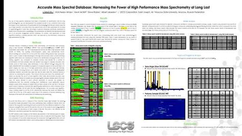 accurate mass spectral database harnessing the power of high performance mass spectrometry at