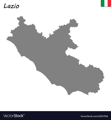 Map Of Region Italy Royalty Free Vector Image Vectorstock