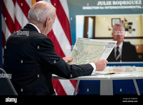 Washington United States 30th July 2021 President Joe Biden Looks