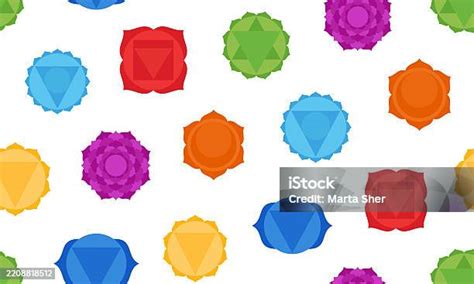 차크라 완벽 한 패턴입니다 물라다라 기본 인간 차크라 시스템 배경 벡 3에 대한 스톡 벡터 아트 및 기타 이미지 Istock