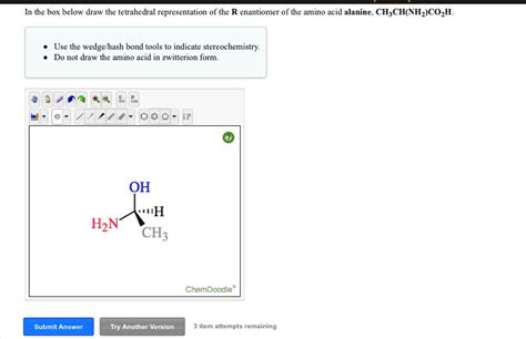SOLVED In The Box Below Draw The Tetrahedral Representation Of The R
