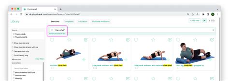 Using Advanced Search Methods Physitrack Support