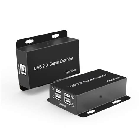 50m Usb 2 0 Extender Over Ethernet Cat5e 6 Cable Usb To Rj45