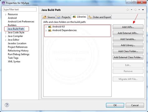 Android Import Jar Library