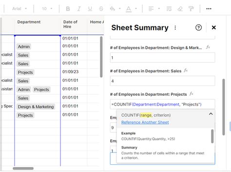sheet summary formula for multiple entry drop down box — smartsheet