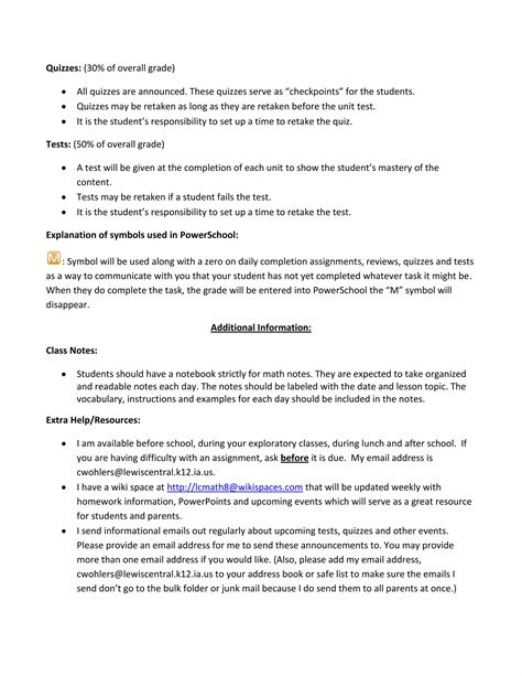 Math Expectations Pdf