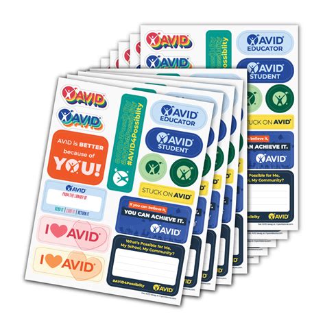 Avid Sticker Pack 10 Pack Myavidstore
