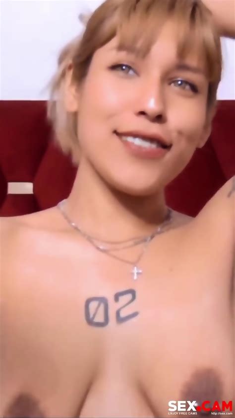 She With Pierced Penises Masturbates In Different Poses And Puts A Plug In Her Ass