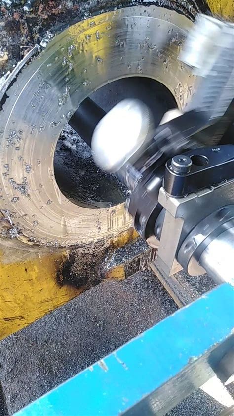 BB5000 Facing Attachment Machining A PC8000 Hydraulic Shovel
