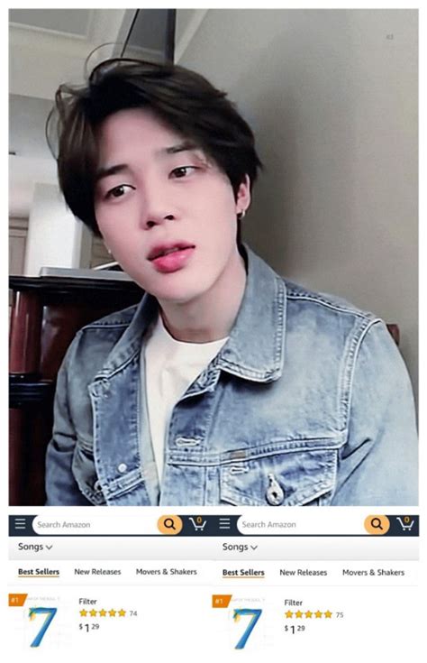 방탄소년단 지민 필터 美 아마존 2일 연속 1위