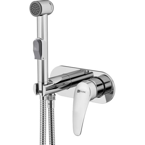 Встраиваемый смеситель с гигиеническим душем LEMARK латунь, хром ...