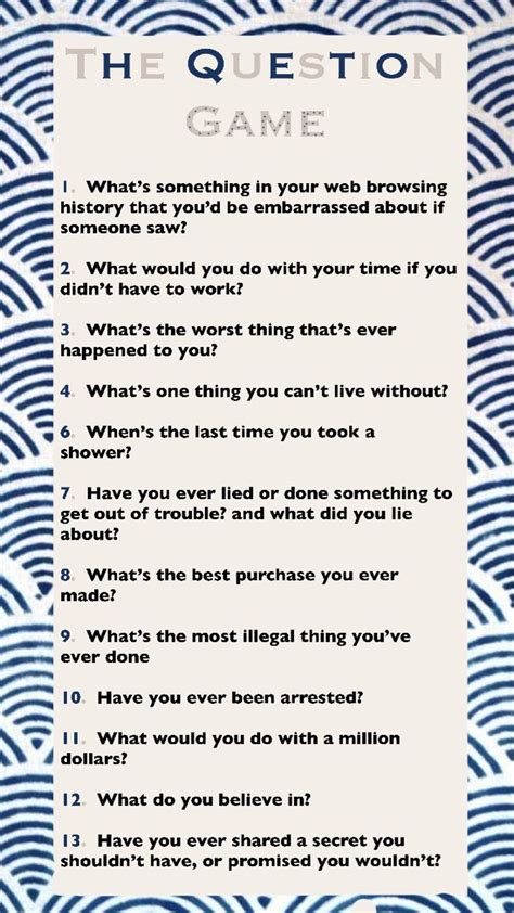 The Question Game Fun And Intriguing Party Game