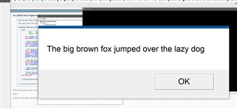 Resolved Msgbox Font Properties Vbforums