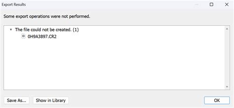 Some Export Operations Were Not Performed Adobe Community 13899395