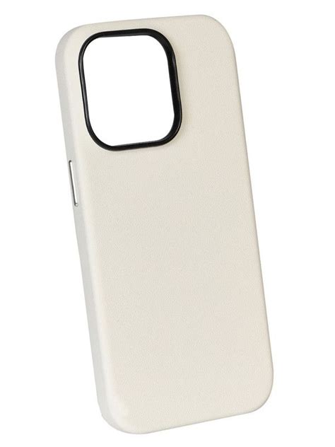 Чехол для iPhone 14 Pro Max Кожаный (Leather Co)-Белый - купить с ...