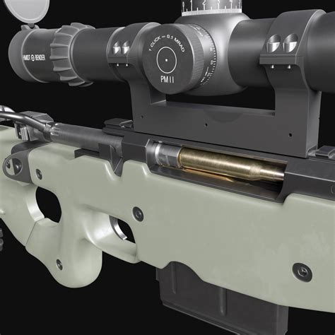 Accuracy International Awm 3d Model Turbosquid 1361255