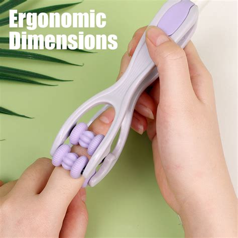 Random Color Hand Finger Massager Dual Roller Joint Relaxing Massage