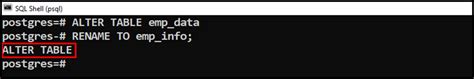 Postgresql Alter Table Command With Examples — Commandprompt Inc
