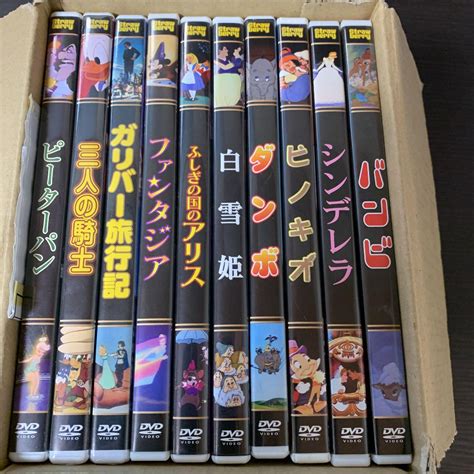 ディズニーアニメdvd10本セット メルカリ