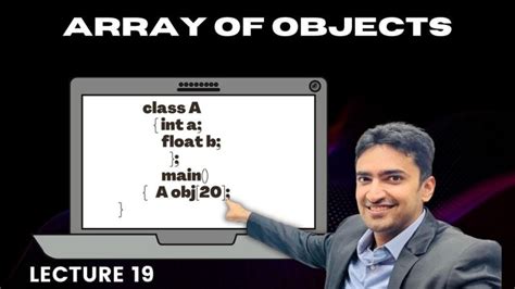 Array Of Objectscsimplified Way Lecture 19 Solved Example