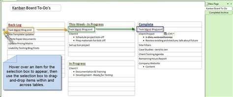 Onenote Kanban Board Template Free