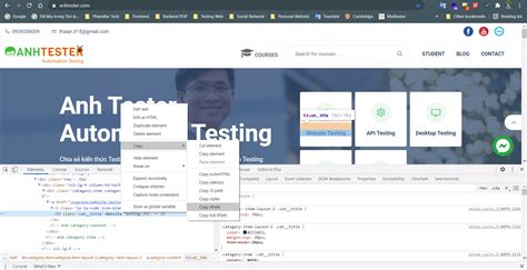 [selenium java] bài 5 cách xác định locators của element trên website