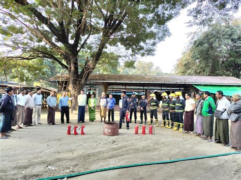 စဉ့်ကူးမြို့တွင် မီးဘေးအန္တရာယ်ကြိုတင်ကာကွယ်ရေး အသိပညာပေးဟောပြောခြင်းနှင့် မီးငြှိမ်းသတ်ခြင်း လက