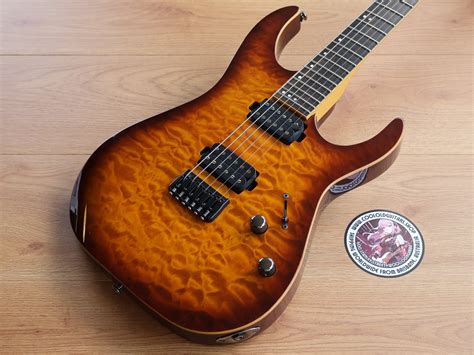 2014 Schecter Banshee 6 Passive Hh Faded Vintage Sunburst Cool Old