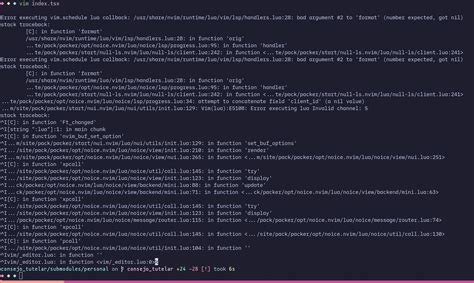 Error When Save And Quit Buffer Or Tab Issue Folke Noice Nvim GitHub