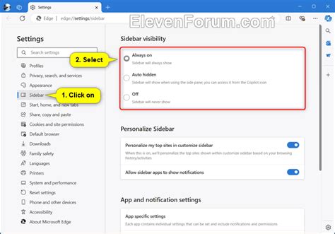 Add Or Remove Sidebar In Microsoft Edge Page 2 Windows 11 Forum